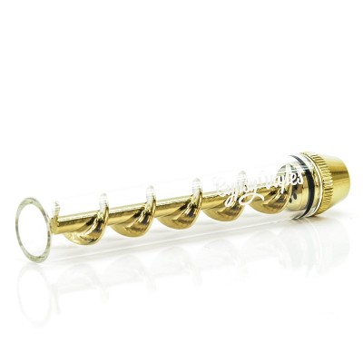 Glass Blunt Pipe - Spin Pipe | Glass Twisty Blunt