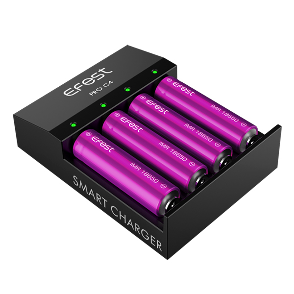 Efest Pro C4 4-bay smart battery charger
